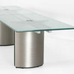Crescent Large Boardroom Conference Table - Stoneline Designs